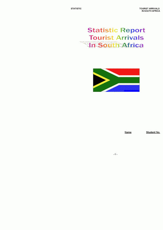 Destination Analysis of South Africa