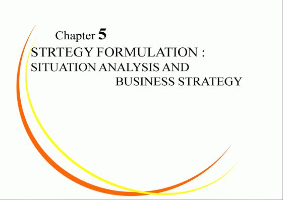 [경영전략]essentials of strategic management: strategy formulation