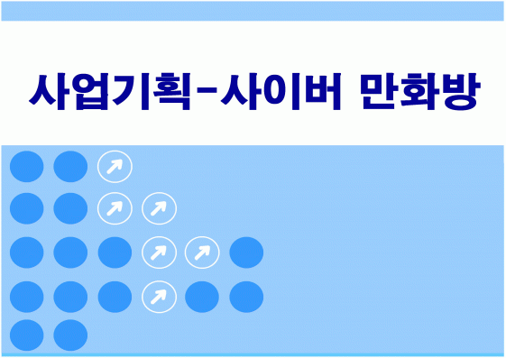 [경영학원론]사업기획-사이버 만화방