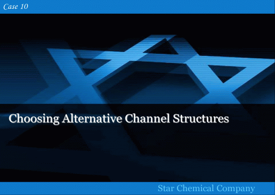Choosing Alternative Channel Structures