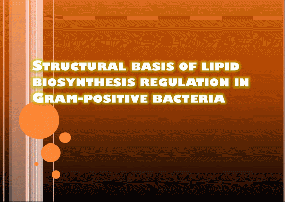 Structural basis of lipid biosynthesis regulation in Gram-positive bacteria