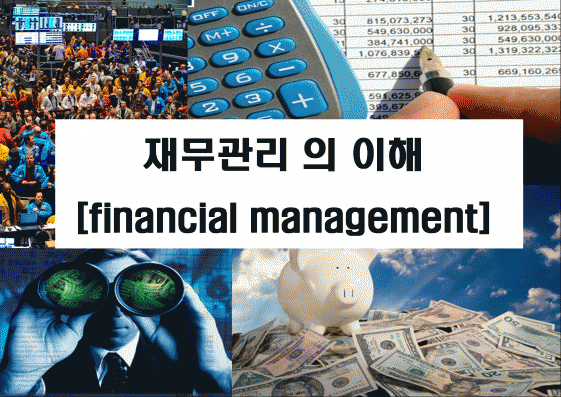 재무관리의 이해 [financial management]