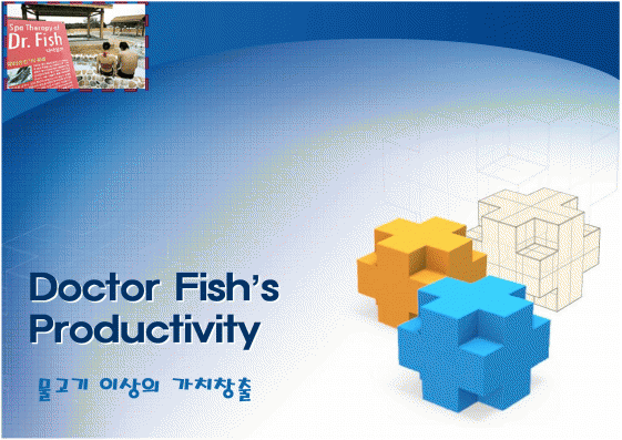 Doctor Fish를 통한 생산성 분석