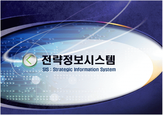 전략정보시스템(SIS)