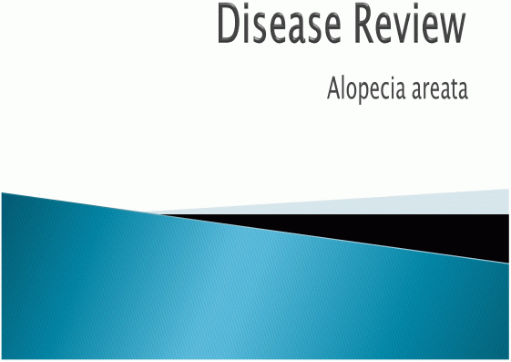원형탈모(Disease Review Alopecia areata)