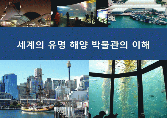 세계의 유명 해양 박물관의 이해