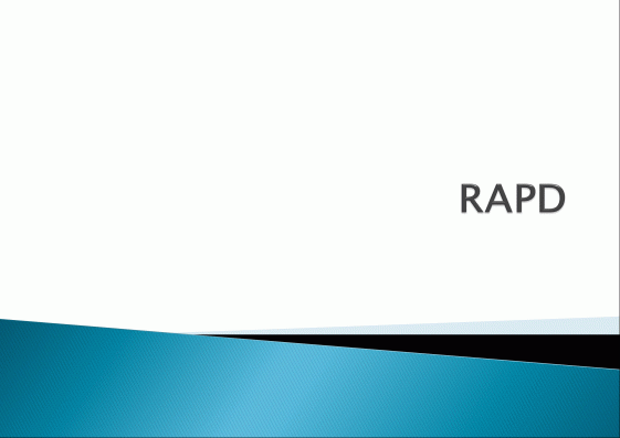 RAPD,Random Amplification of Polymorphic DNA