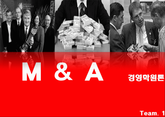 M&A  경영학원론