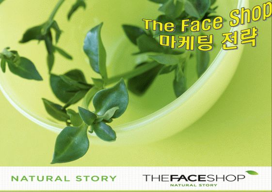 더페이스샵(The Face Shop) 마케팅전략분석/화장품시장의 현황/회사개요/성공용인분석/경쟁사분석 : 더바디샵과 미샤/SWOT분석/STP전략/4p분석