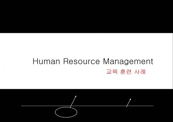 Human Resource Management [교육 훈련 사례]