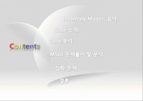 Inventory Models - 인벤토리모듈