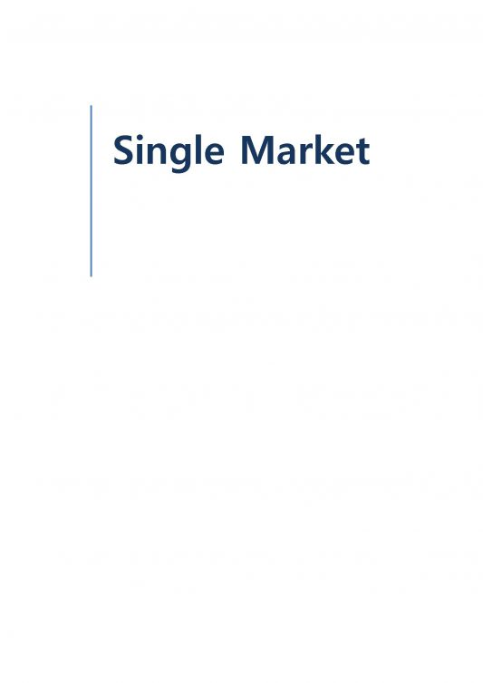 Single Market - 싱글족분석,싱글족소비유형,싱글마켓,Single Market,Single족