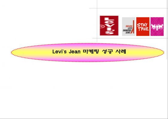 Levi’s Jean 마케팅 성공 사례 (리바이스 브랜드 소개)