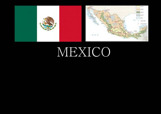 멕시코의 음식문화의 역사와 특징, 대표음식, 식사방법에 관한 발표자료