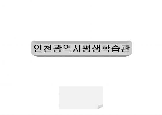인천광역시 평생학습관 기관방문 보고(기관소개, 프로그램, 이용방법) PPT 파워포인트