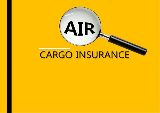 항공화물 보험 (AIR CARGO INSURANCE) 항공화물, 항공운송의 이해, 항공화물보험, 보험처리, 사례 및 시사점.pptx