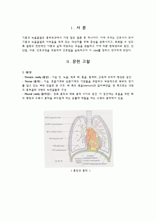 [성인간호학] 기흉 케이스 Pneumothorax CASE STUDY
