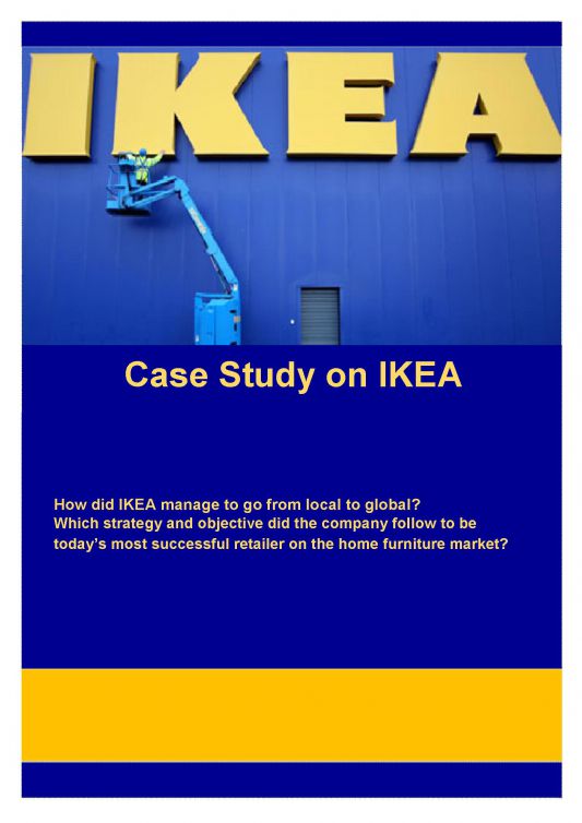 [A+영어-영문 레포트] Case Study on IKEA - 이케아(IKEA)의 글로벌화 과정, 마케팅,현지화전략
