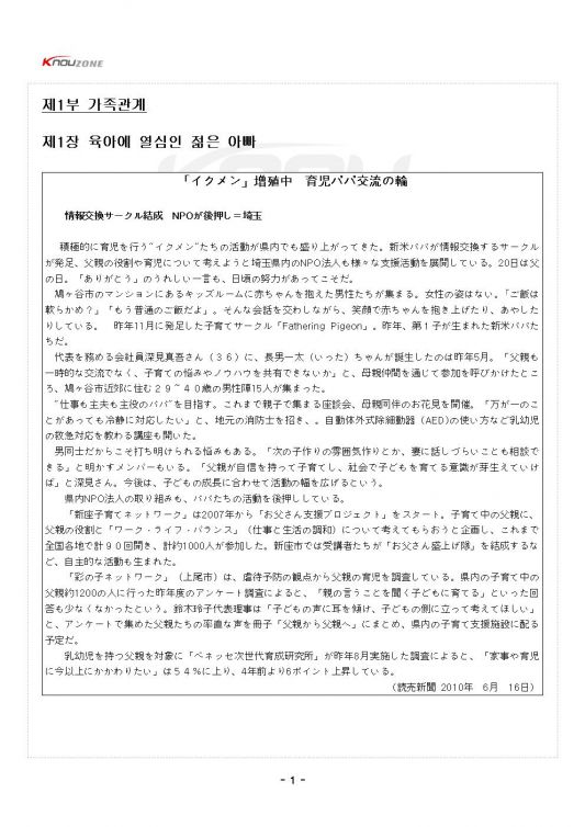 2015년 1학기 일본사회문화연습 출석대체시험 핵심체크