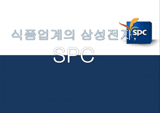 SPC 그룹소개SPC 성공요인SPC 계열사 소개SPC 브랜드마케팅SPC 서비스마케팅SPC 글로벌경영사례분석swotstp