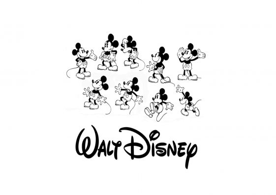 월트 디즈니,애니메이션 제작,미키 마우스,도널드 덕,구피,테마파크,미디어사업,캐릭터상품