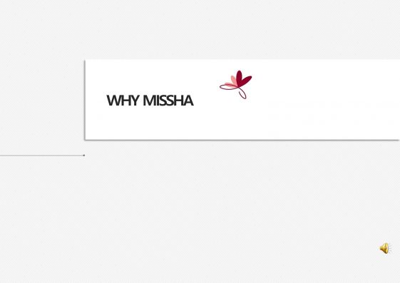 미샤 소비자에서 시작한 미샤 마케팅 변화하는 미샤 현재 한계에 대한 고민