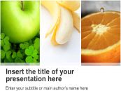 Fruits PPT 템플릿 (파워포인트 배경)