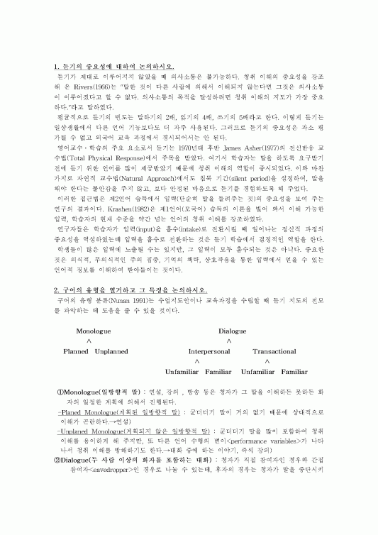 영어듣기 교육(초등학교)