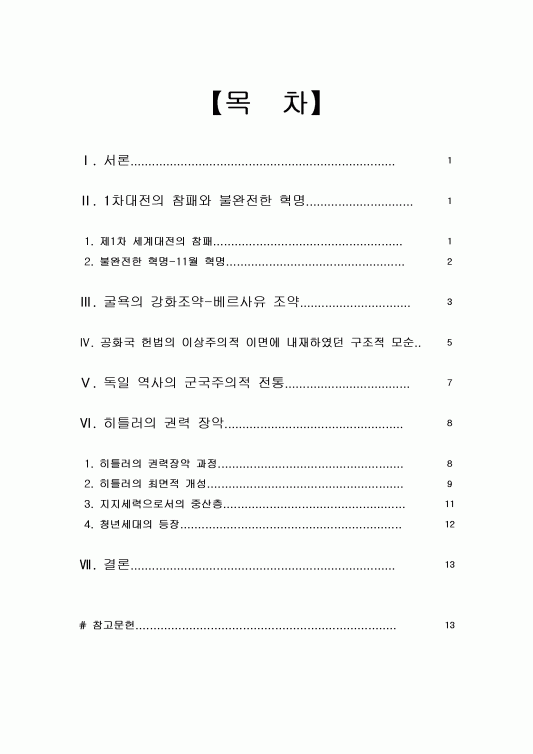 바이마르 민주주의의 실패
