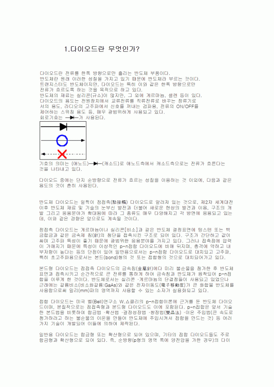 다이오드의 모든것