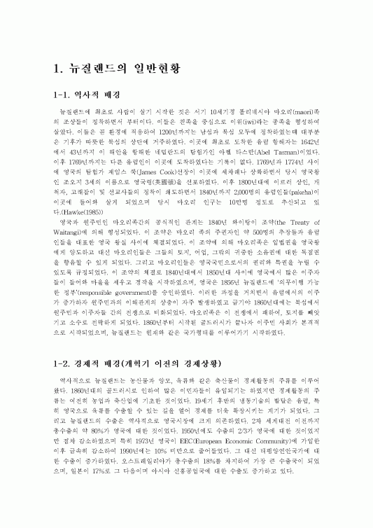뉴질랜드의 경제개혁