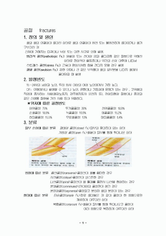 [논문] 골절(fractures)