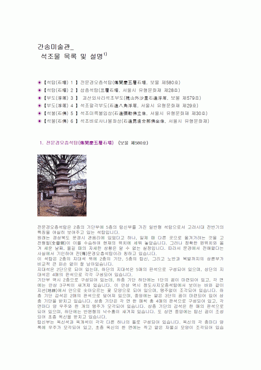 간송미술관(花卉翎毛展)을 견학하고