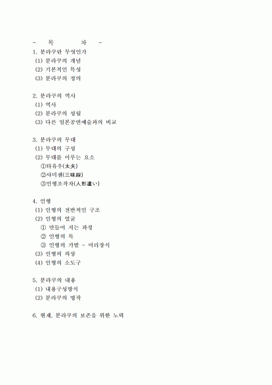 분라쿠에대해