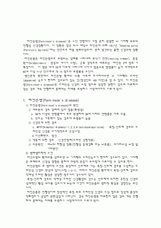 [논문] 파킨슨병 [의약학]