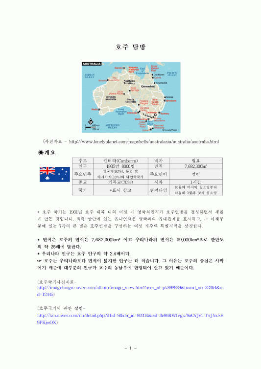 호주탐방자료