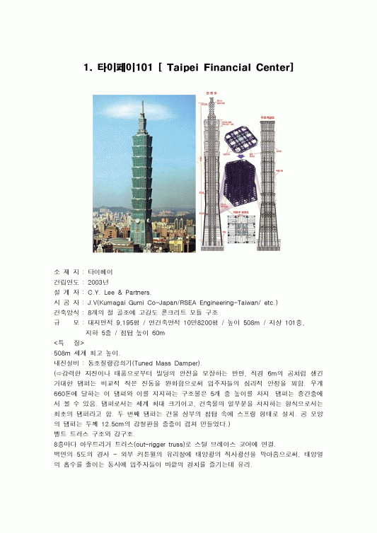 외국건축물 레포트 자료