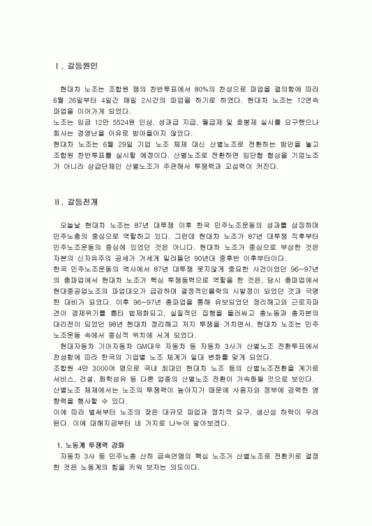 2006 현대자동차 파업