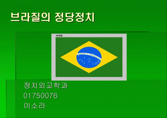 브라질의 정당정치