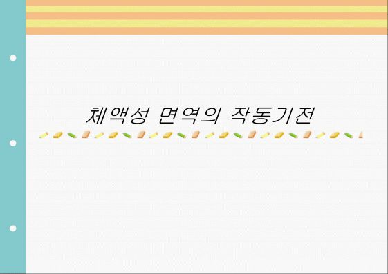 체액성 면역의 작동기전