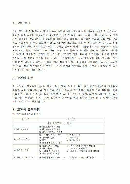 응용 소프트웨어