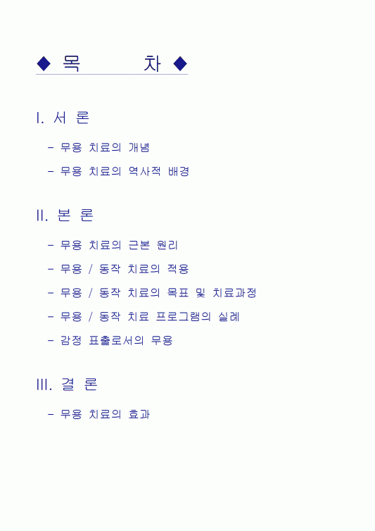 [무용의이해]무용동작치료의 개념과 적용