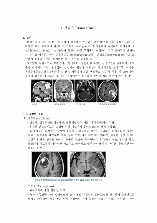 뇌종양(Brain tuomr)