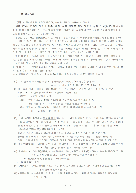 고전소설론 레포트 자료