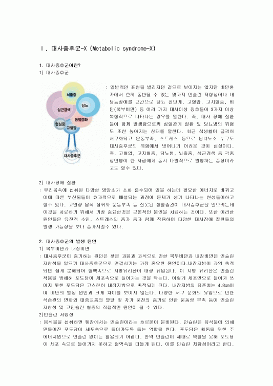 대사증후군과 근육감소증