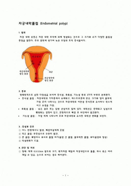 자궁내막폴립 (Endometrial polyp)