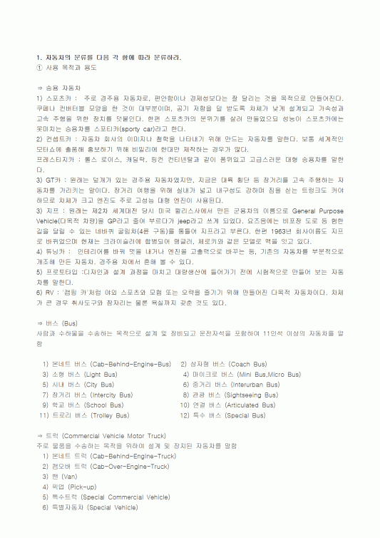 자동차의 세계