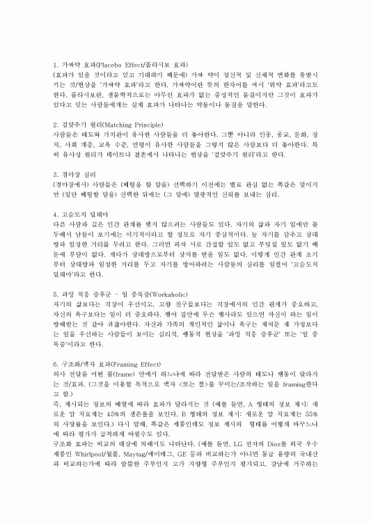심리학과 마케팅