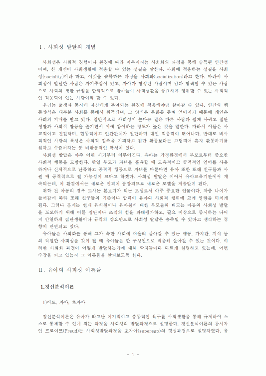 유아사회교육 이론