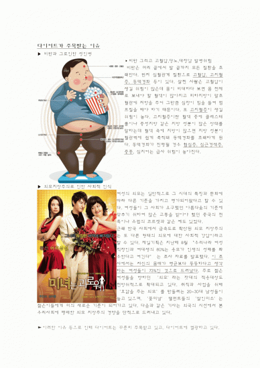 [자연과학] 다이어트와 아로마테라피